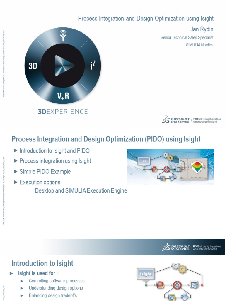 Isight for Process Integration Optimization | PDF | Mathematical ...