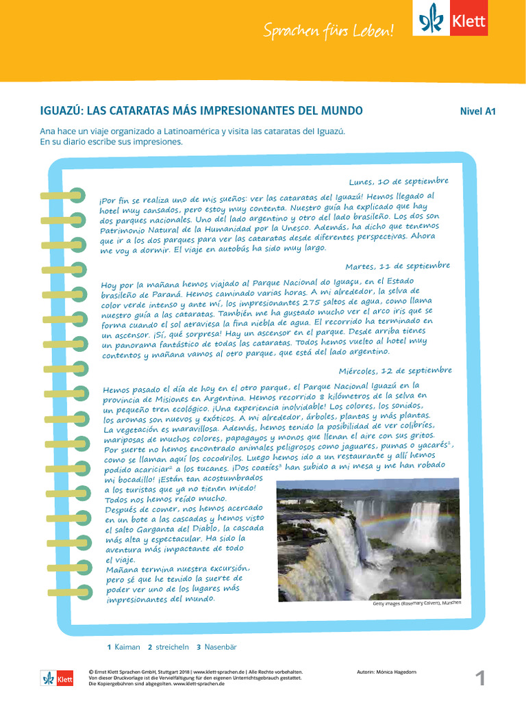 Iguazú Texto | PDF