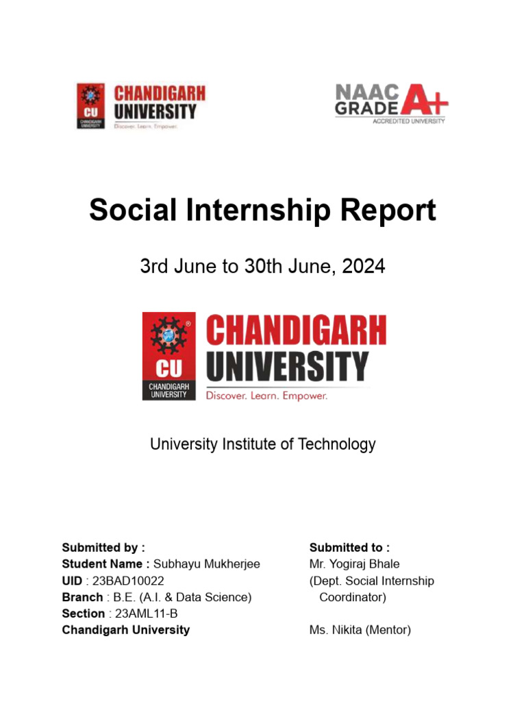 Social Internship Insights and Findings | PDF | Agriculture | Governance