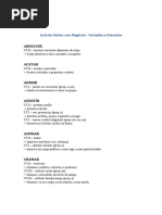 Tabela de Regência Verbal e Nominal | PDF