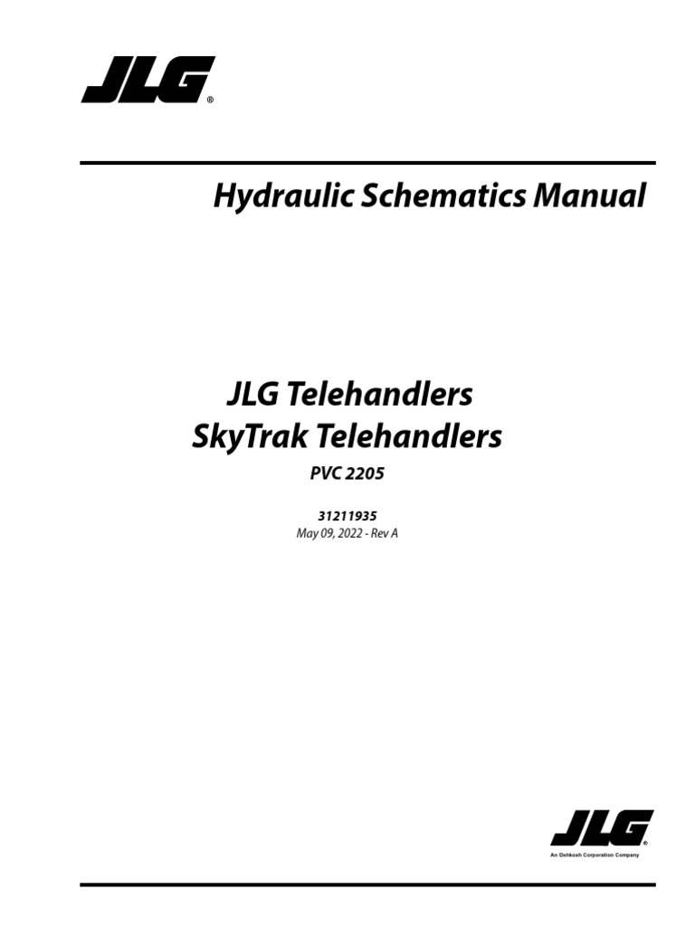 Hydraulic Schematics Manual for Telehandlers | PDF | Car Body Styles ...