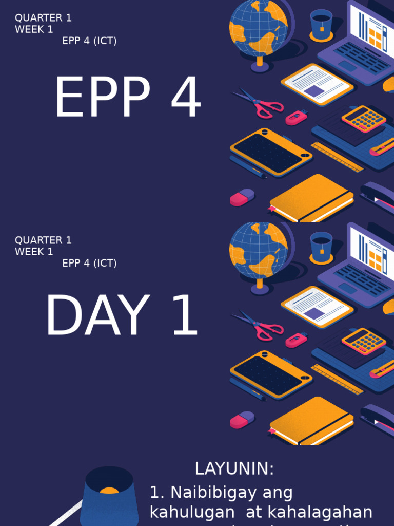 Epp 4 Quarter 1 Week 1 | PDF