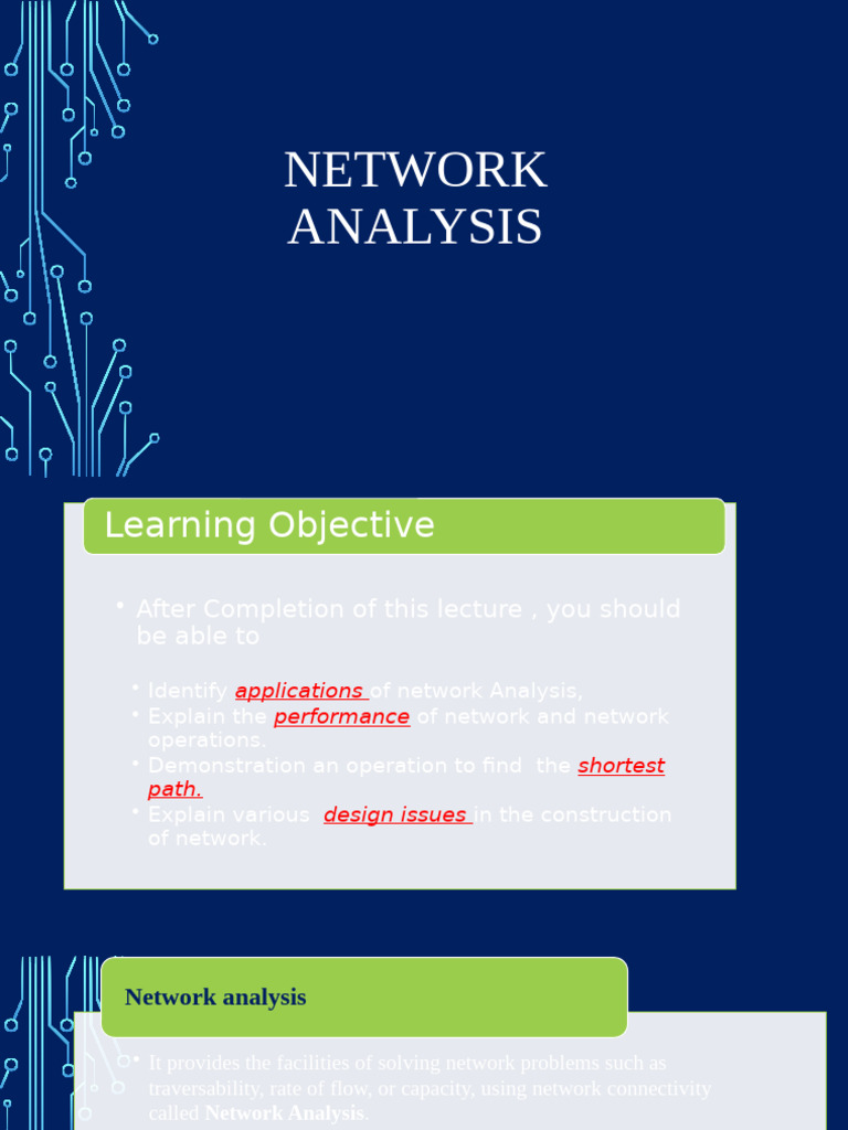Network Analysis Vishal | PDF | Applied Mathematics | Theoretical Computer Science