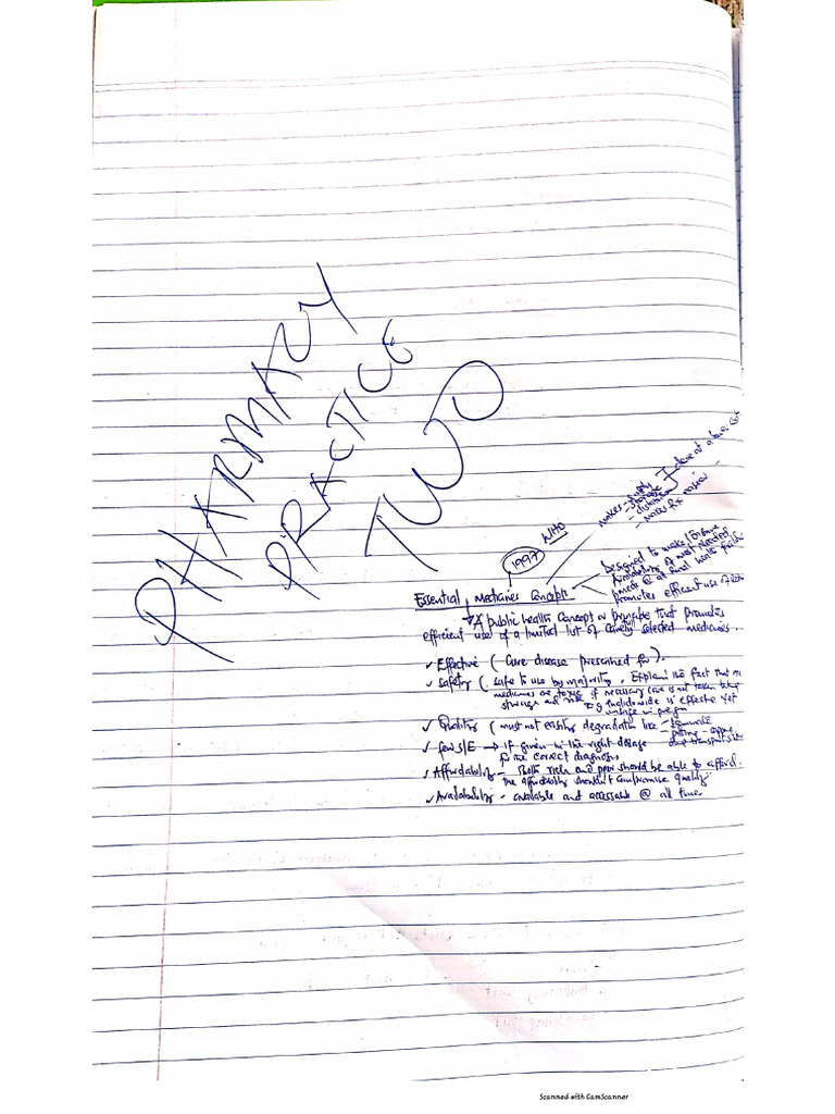 Pharmacy Practice 2 | PDF