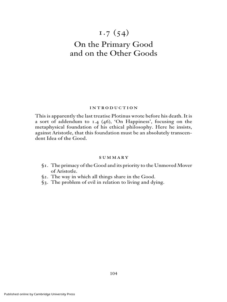 9.7.1 PP 105 107 On The Primary Good and On The Other Goods | PDF ...