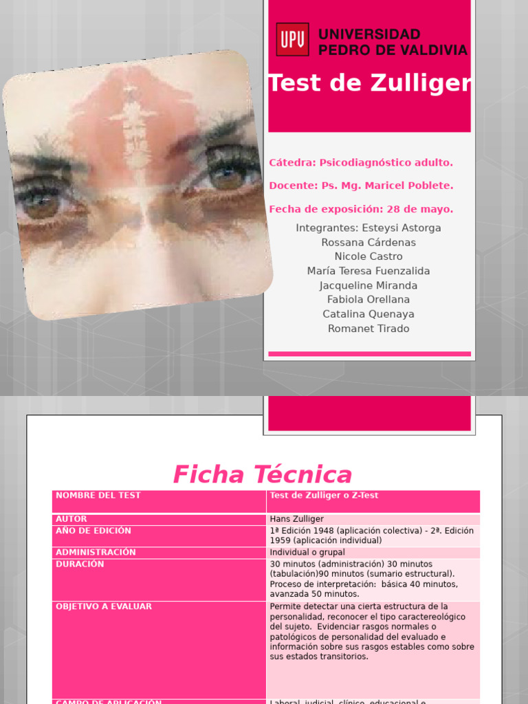 Test de Zulliger | PDF