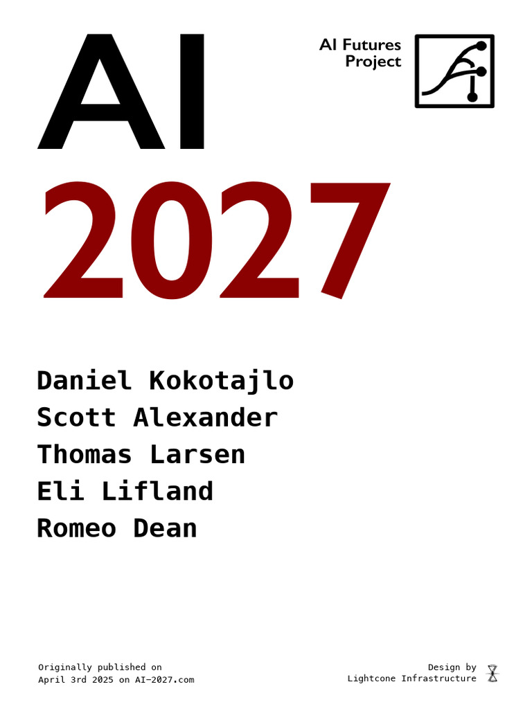 Ai 2027 | PDF | Artificial Intelligence | Intelligence (AI) & Semantics