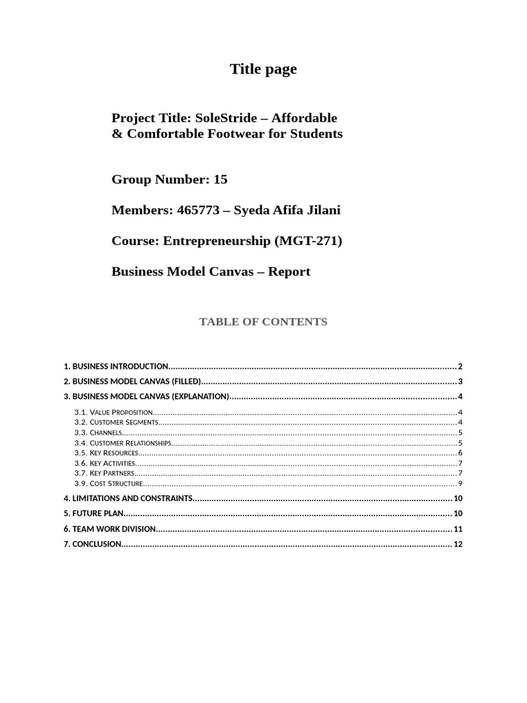 Syeda Afifa Jilani Final Project | PDF | Retail | Shoe