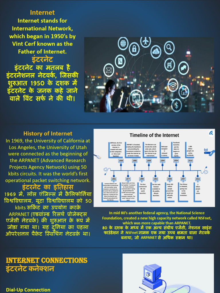 Internet: Internet Stands For International Network, Which Began in ...