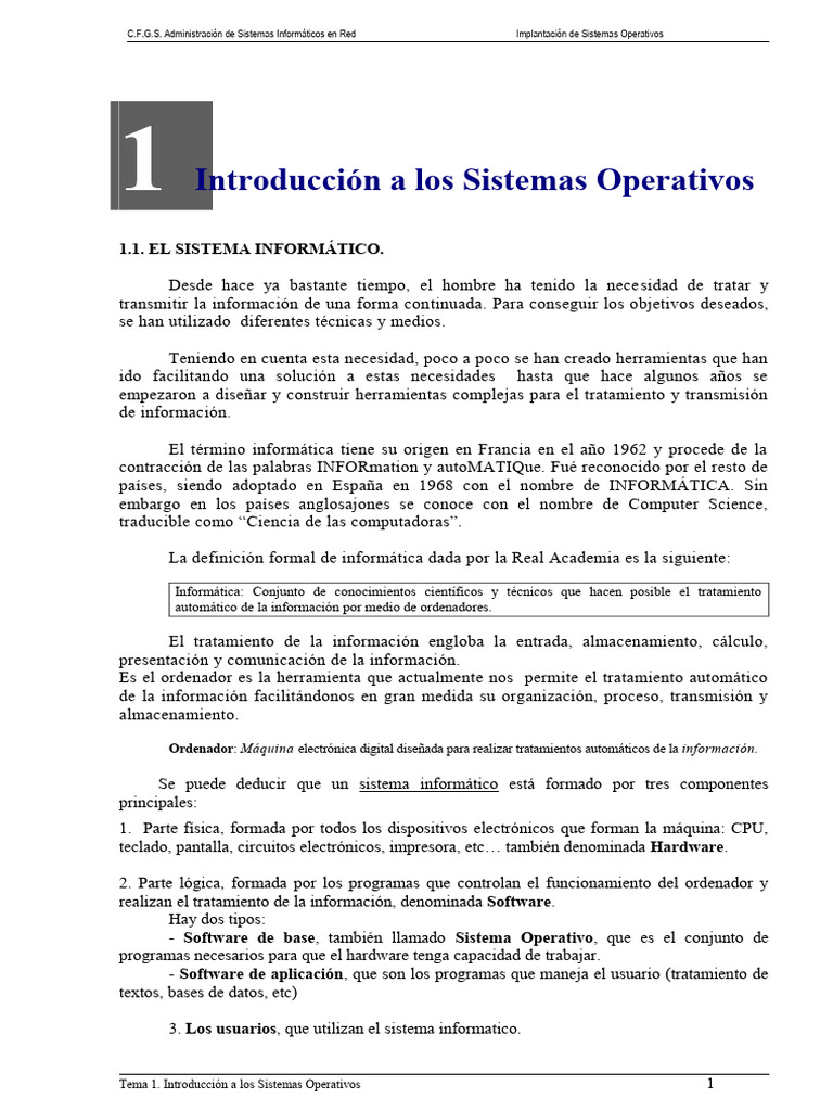 Iso T1 | PDF | Sistema operativo | Software libre