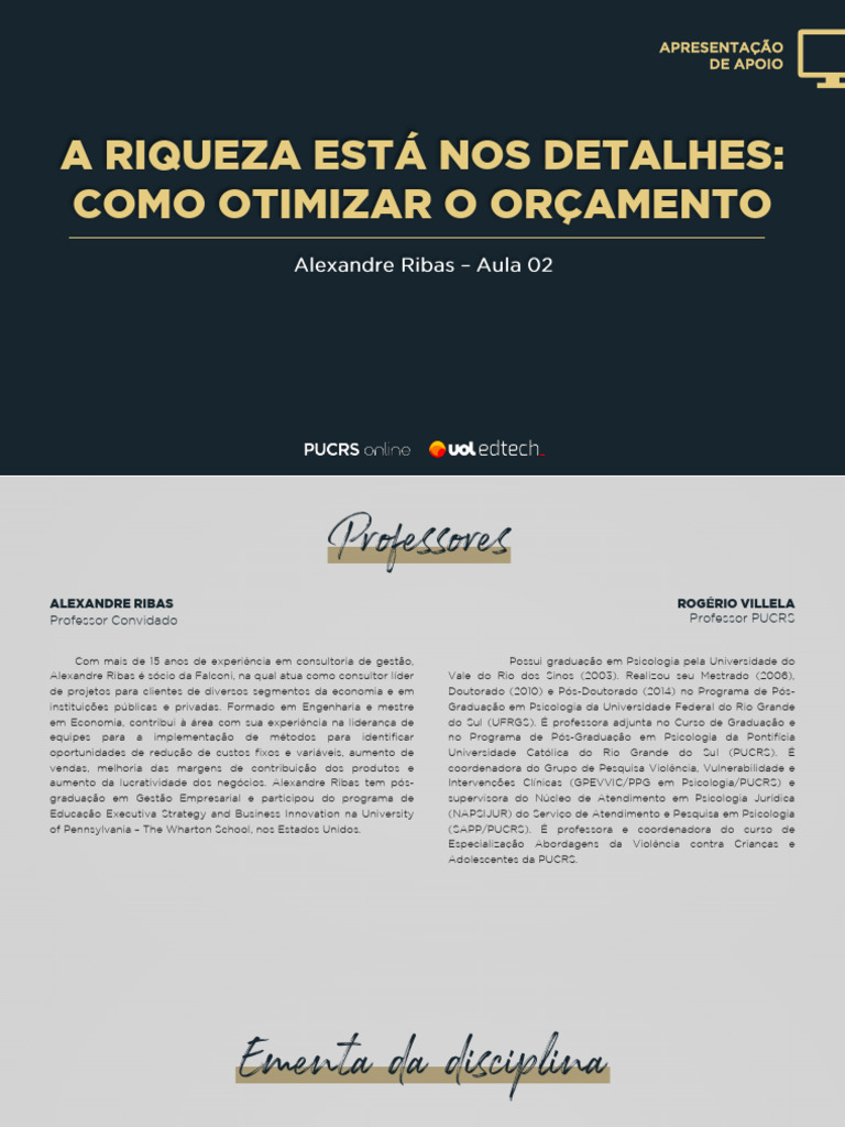 Aula 02 - Alexandre Ribas - Apresentação de Apoio 02 (Slides Do ...