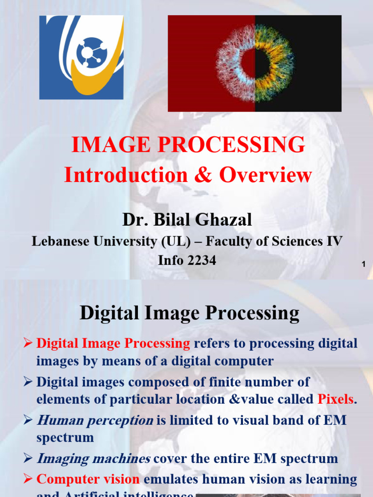 Digital Image Processing Overview | PDF | Electromagnetic Spectrum ...