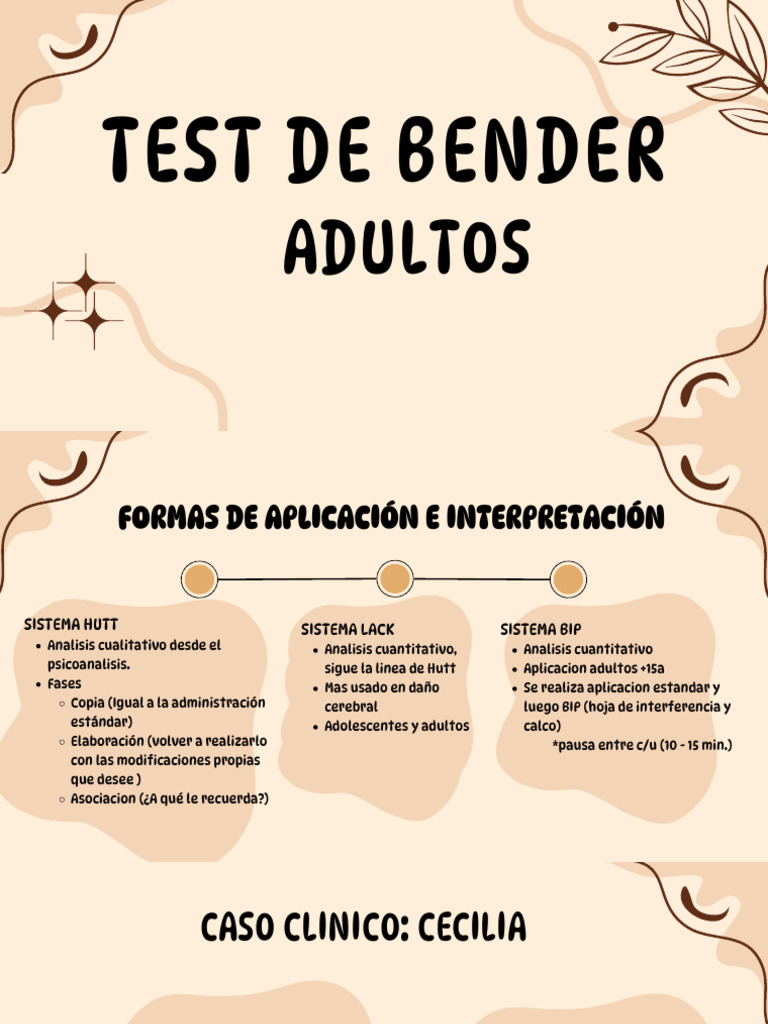 Test de Bender | PDF | Salud mental | Sicología