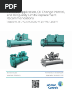 YORK Chiller Oil Application Guide | PDF | Motor Oil | Viscosity