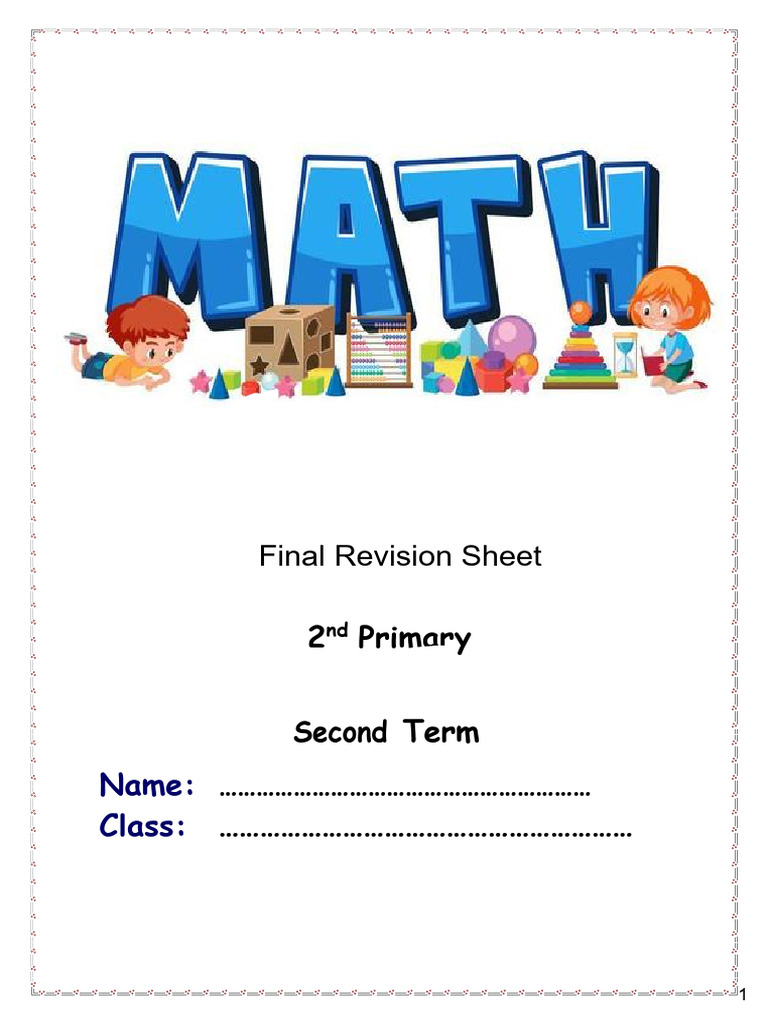 Final Revision G2 | PDF | Numbers | Mathematics