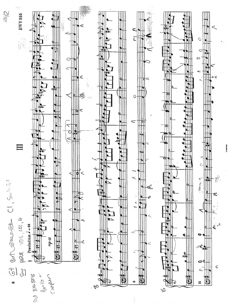 Cycle 5ths Suspensions Bach Orga | PDF