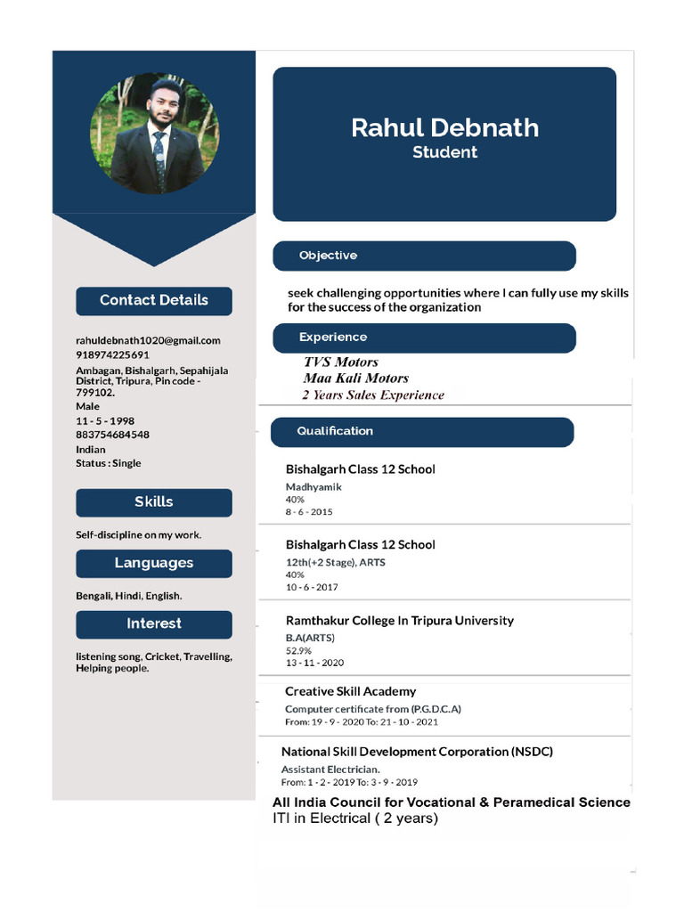 Rahul Debnath CV | PDF