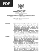 Dokumen RKP Desa Tahun 2026 | PDF