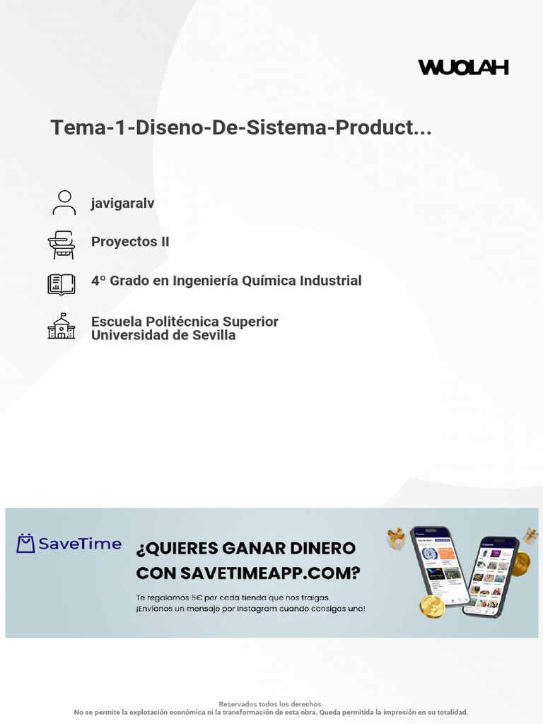 Wuolah Free Tema 1 Diseno de Sistema Productivo | PDF | Business | Mercado (economía)