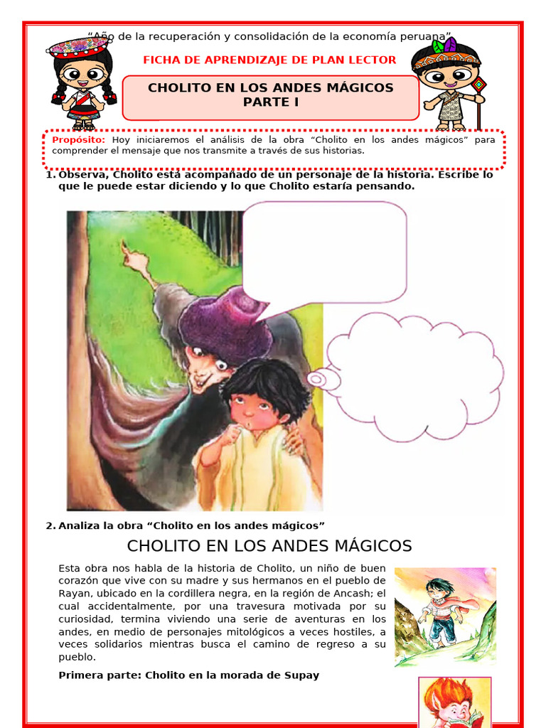 Cholito y sus aventuras en los Andes | PDF
