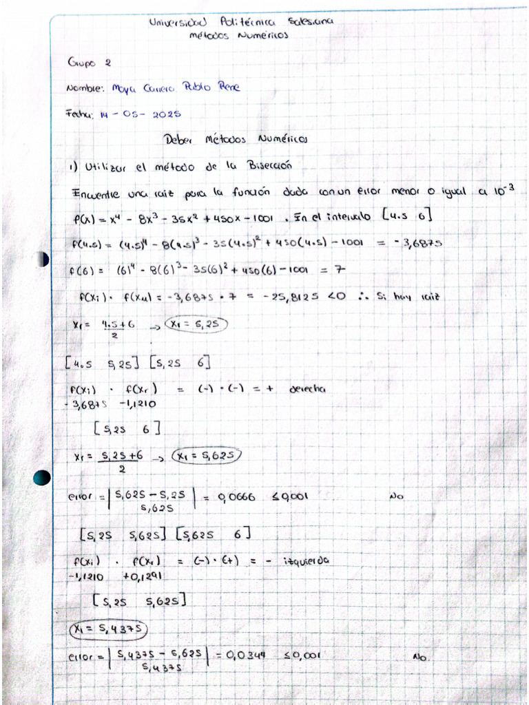 metodos numericos | PDF