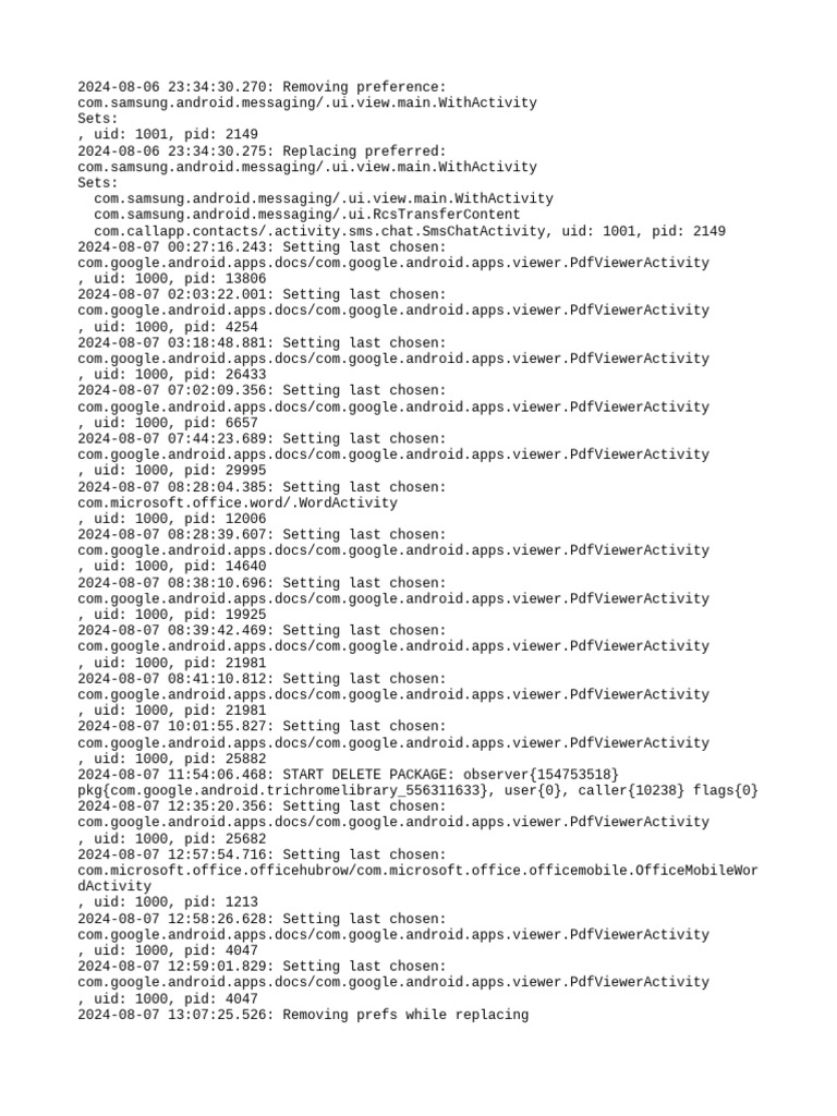 PM Debug Info | PDF | Android (Operating System) | Mobile Phones