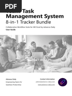 Task Tracker 2025 | PDF | Microsoft Excel | Incremental Computing