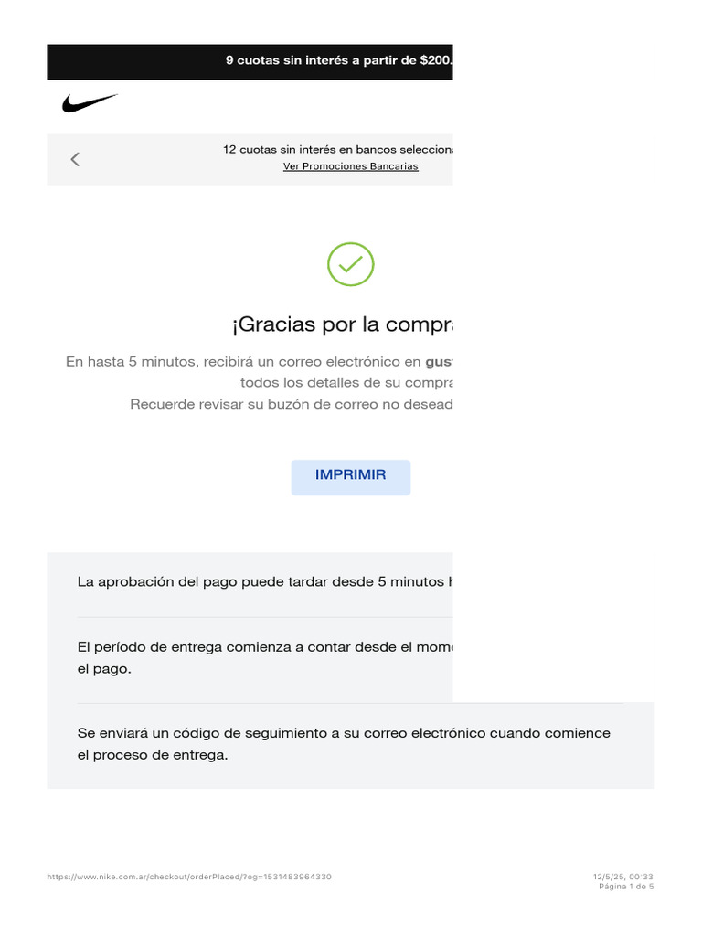 Pedido Confirmado | PDF | Tecnología bancaria | Pagos