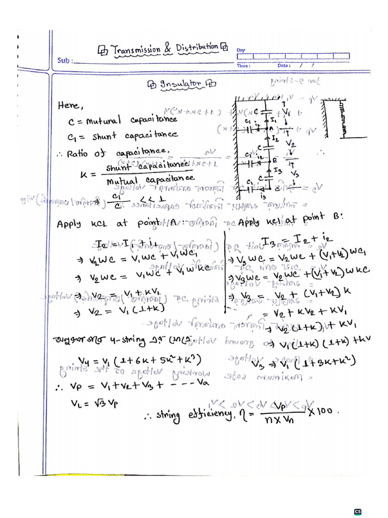 Transmission & Distribution (Rumon Bhai) | PDF