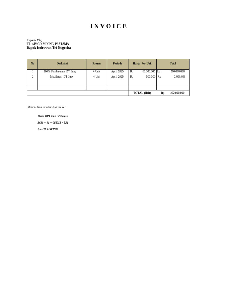 invoice 1 | PDF