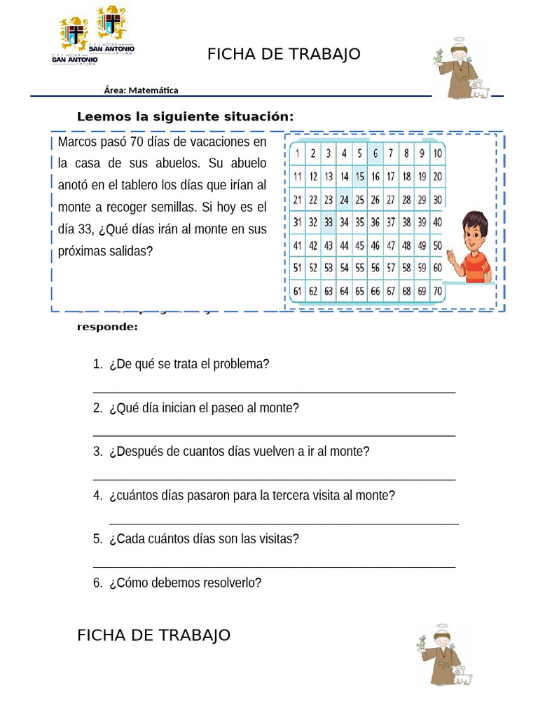 Ficha de Trabajo | PDF