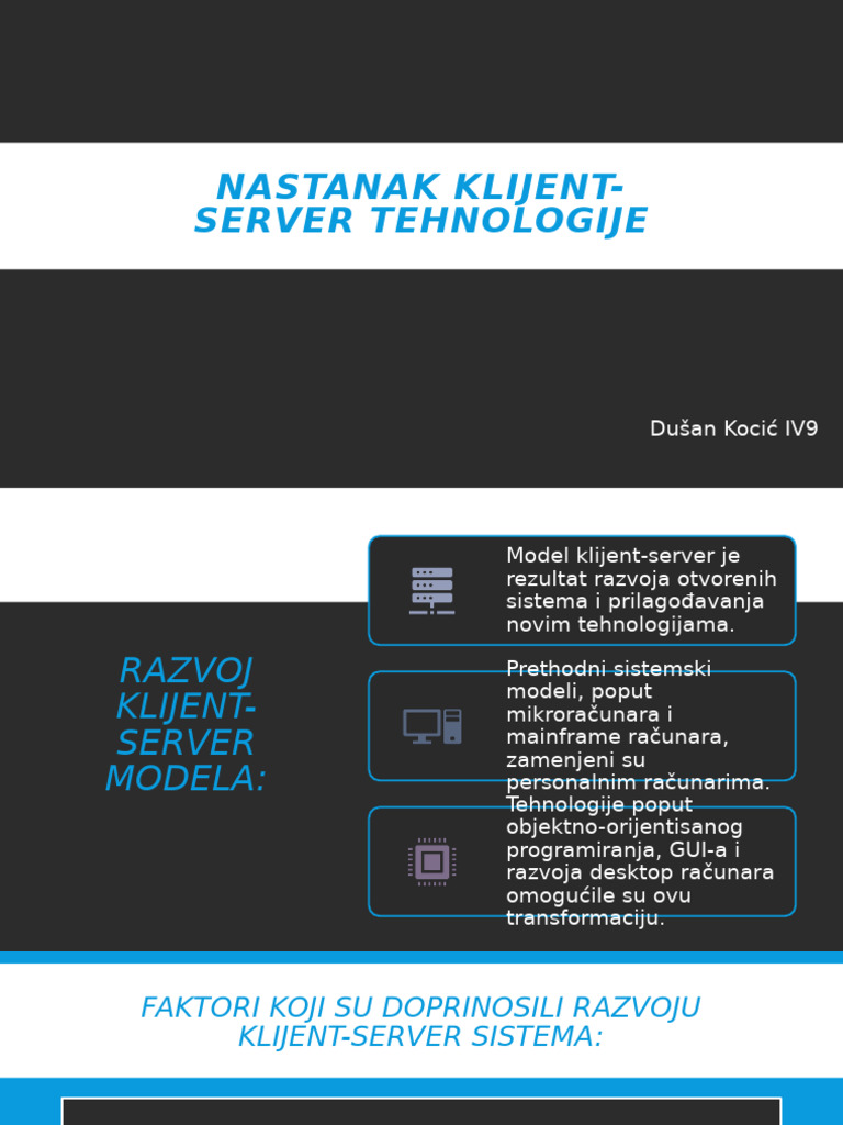 Klijent Server | PDF