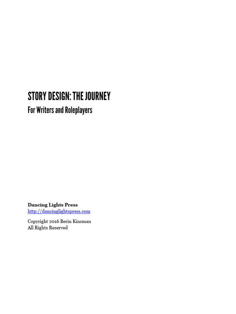 Journey Story Design for Writers | PDF | Role Playing Games | Tabletop ...