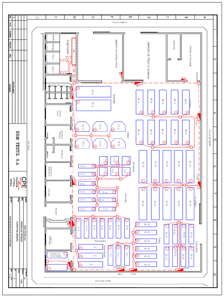 Planta 1 - Lay Out Das Máquinas | PDF