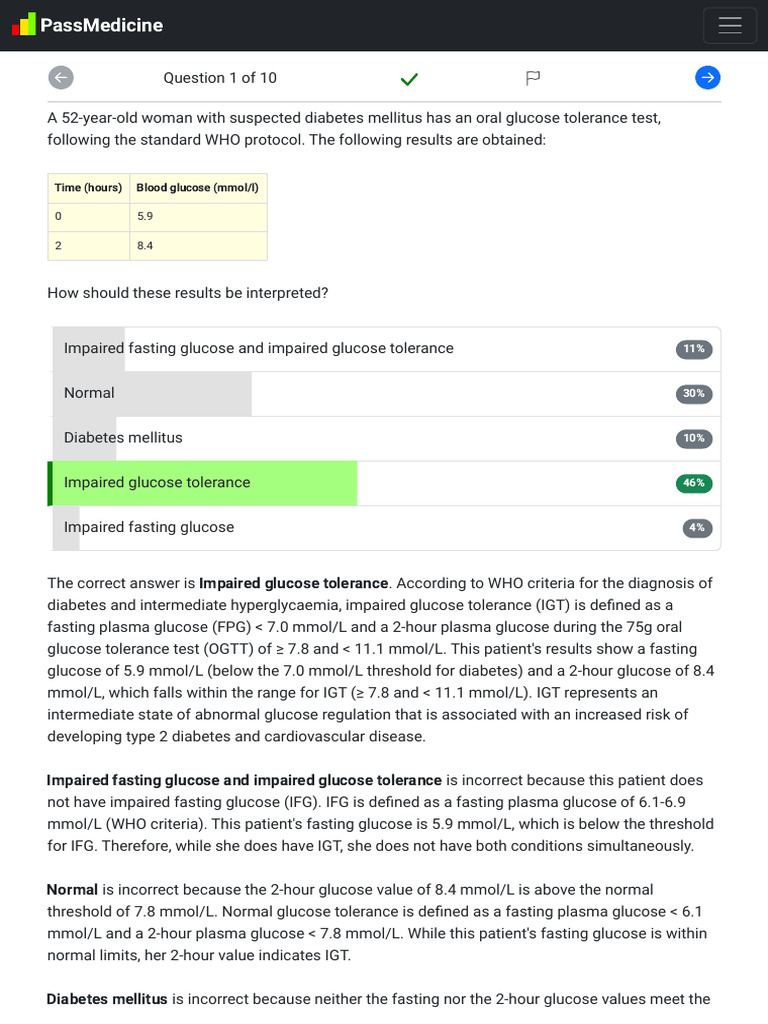 PassMedicine 1747557791971 | PDF | Prediabetes | Endocrine System