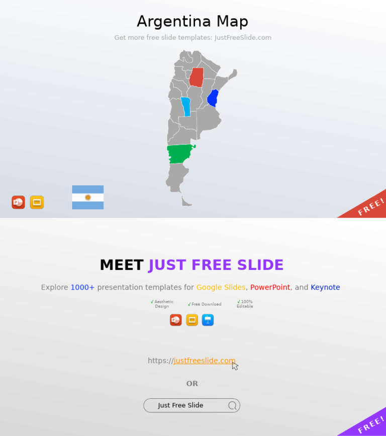 Argentina Map For PowerPoint | PDF