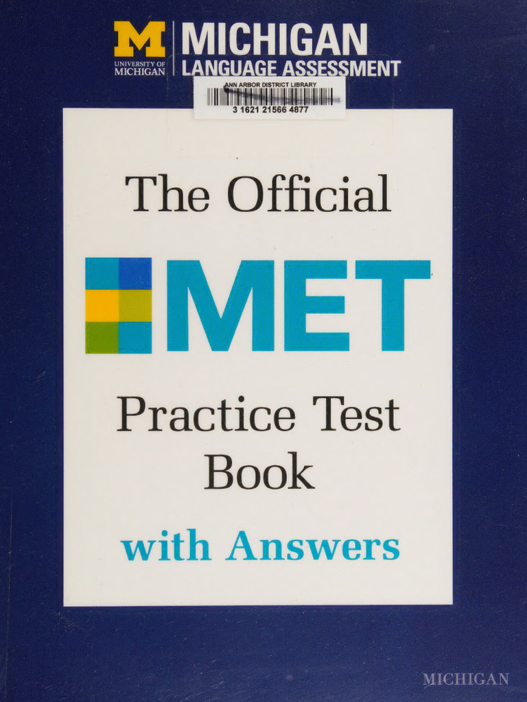Official Met Practice Test Book Pdf