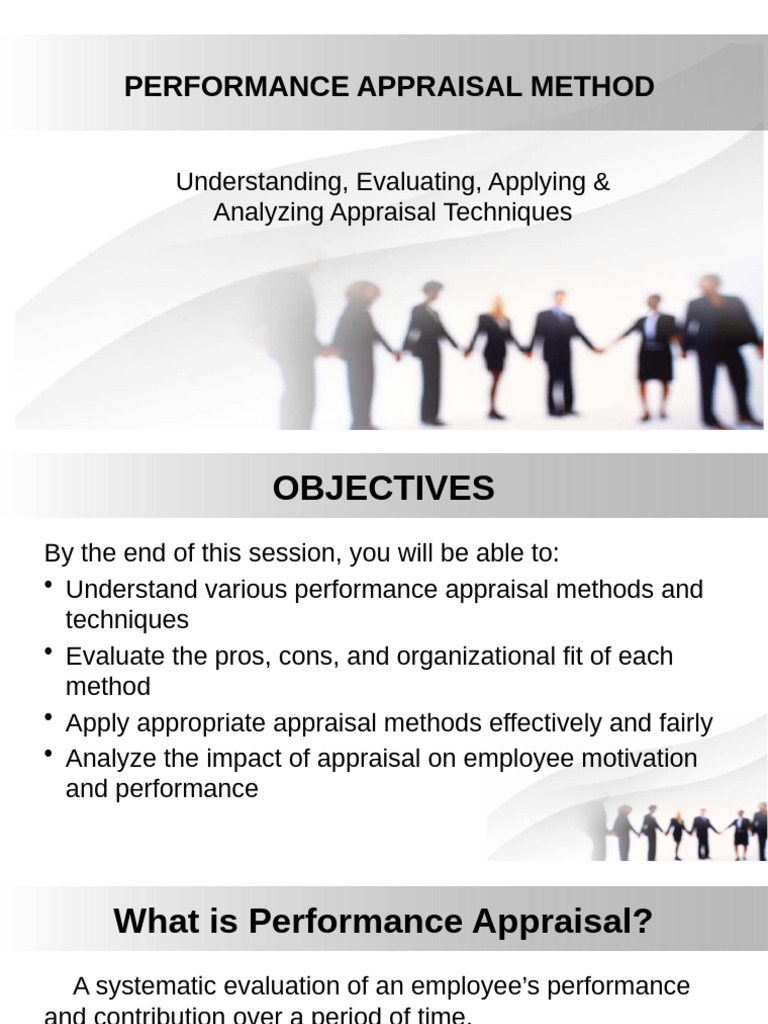 Performance Appraisal Techniques Explained | PDF | Performance ...