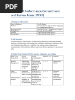 IPCR Form Guidelines and Format 2025 | PDF | Public Finance | Economies