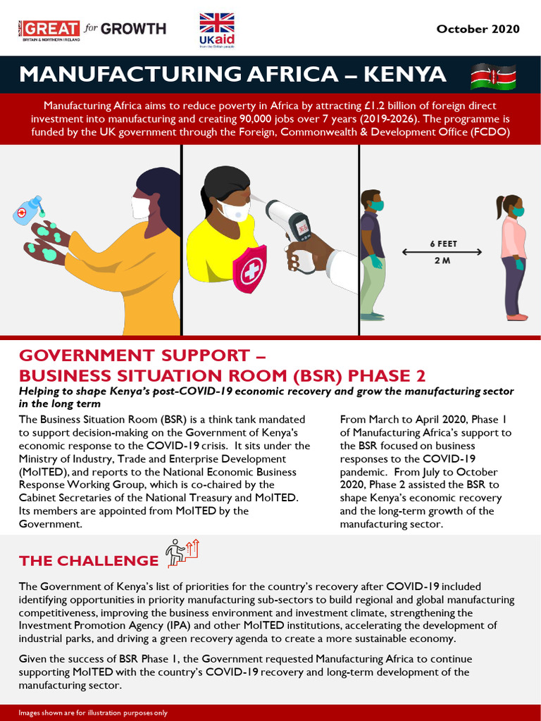 2020 Oct KENYA BSR Phase 2 Case Study | PDF | Kenya | Economies