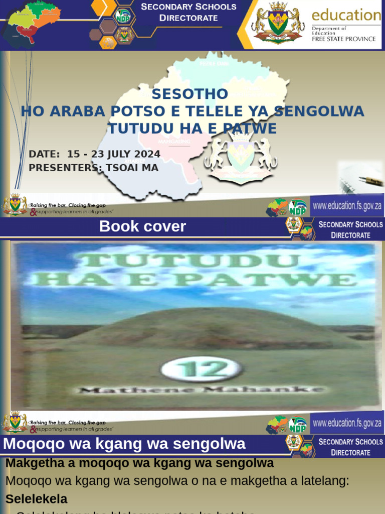 Tutudu Ha e Patwe Ho Araba Potso e Telele Ya Dingolwa | PDF