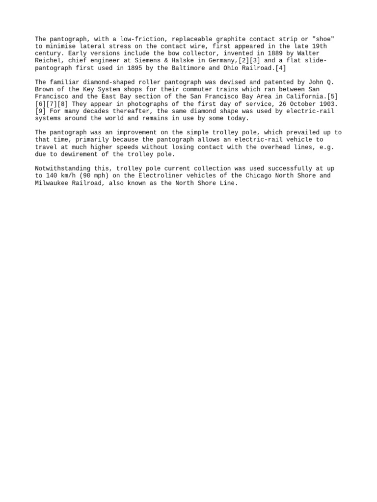 History of the Roller Pantograph | PDF
