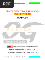 Fixed Assets - Oracle Financial Fusion | PDF | Accounts Payable | Depreciation