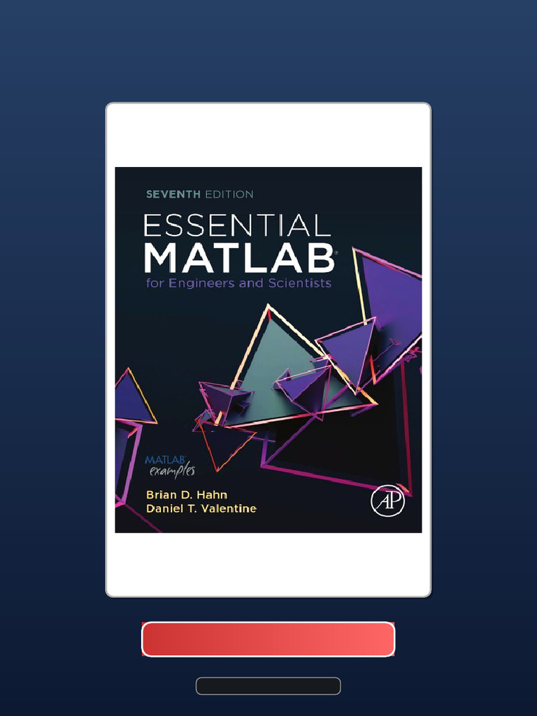 Get Test Bank For Essential MATLAB For Enginees and Scientiss 7th ...