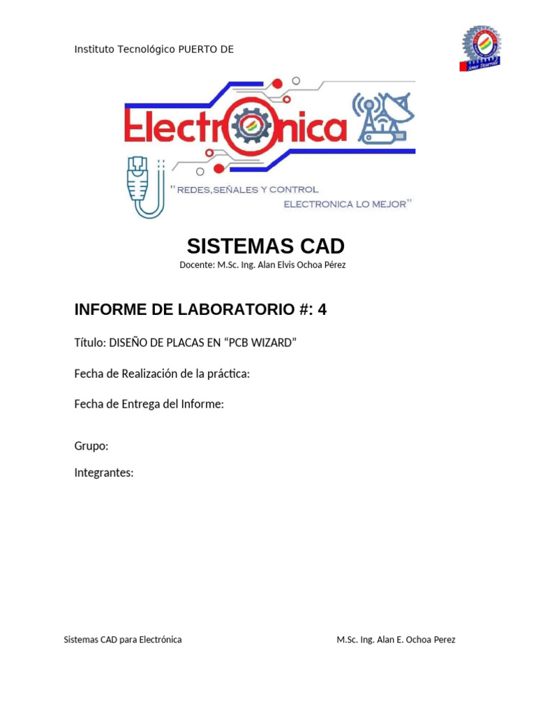 Labo 4 Diseño de Placas Con PCB Wizard | PDF