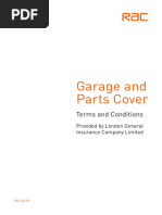 AA Parts and Garage Cover Overview | PDF | Insurance | Tort