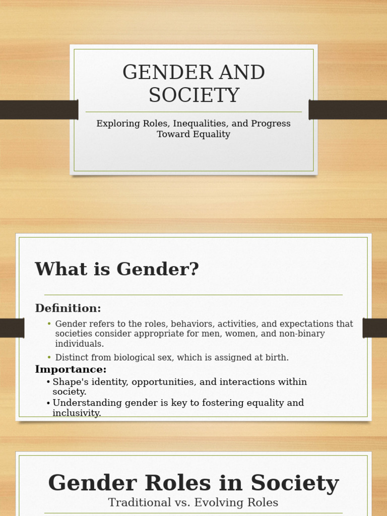 Gender Roles and Inequalities Explained | PDF | Woman | Gender Studies