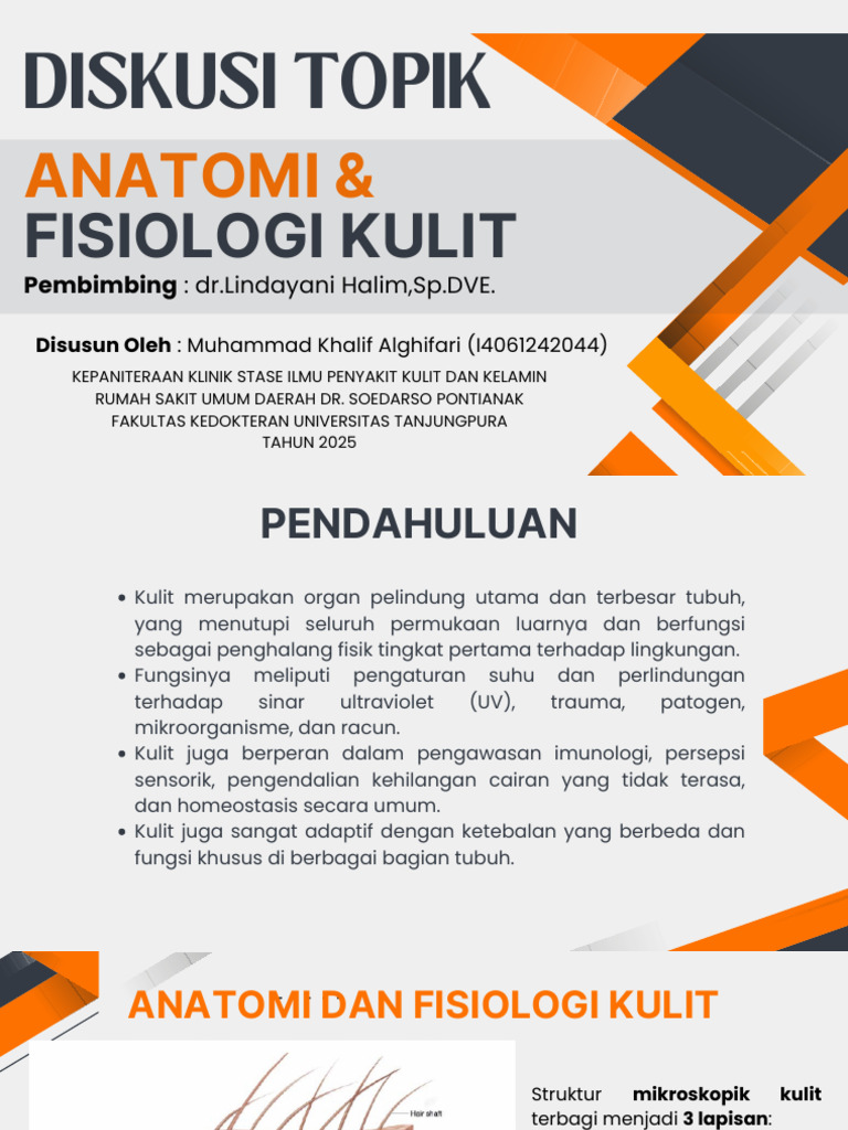 Anatomis dan Fisiologi Kulit Manusia | PDF