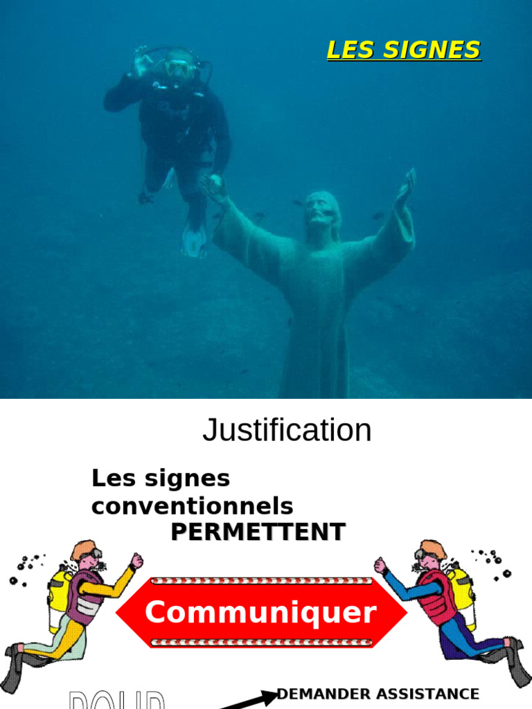 Signes de communication en plongée | PDF | Plongée en scaphandre autonome