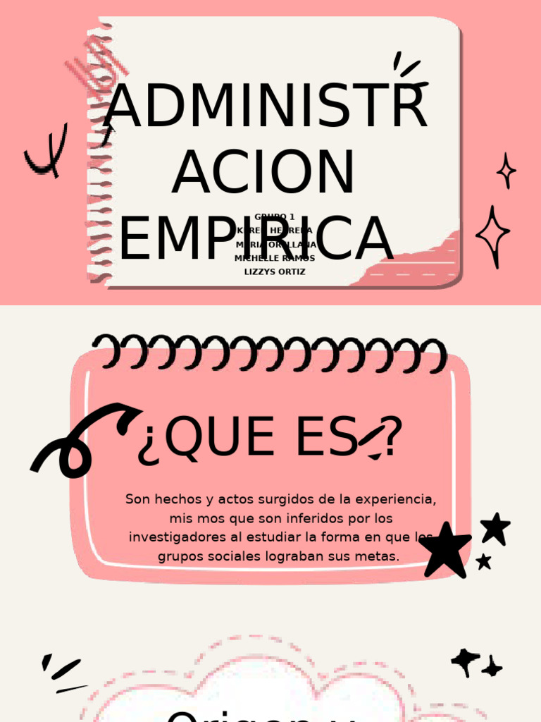 Administracion Empirica | PDF | Evolución | Empirismo
